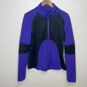Fabletics | Jackets & Coats | Fabletics Purple Black Full Zip Jacket ...